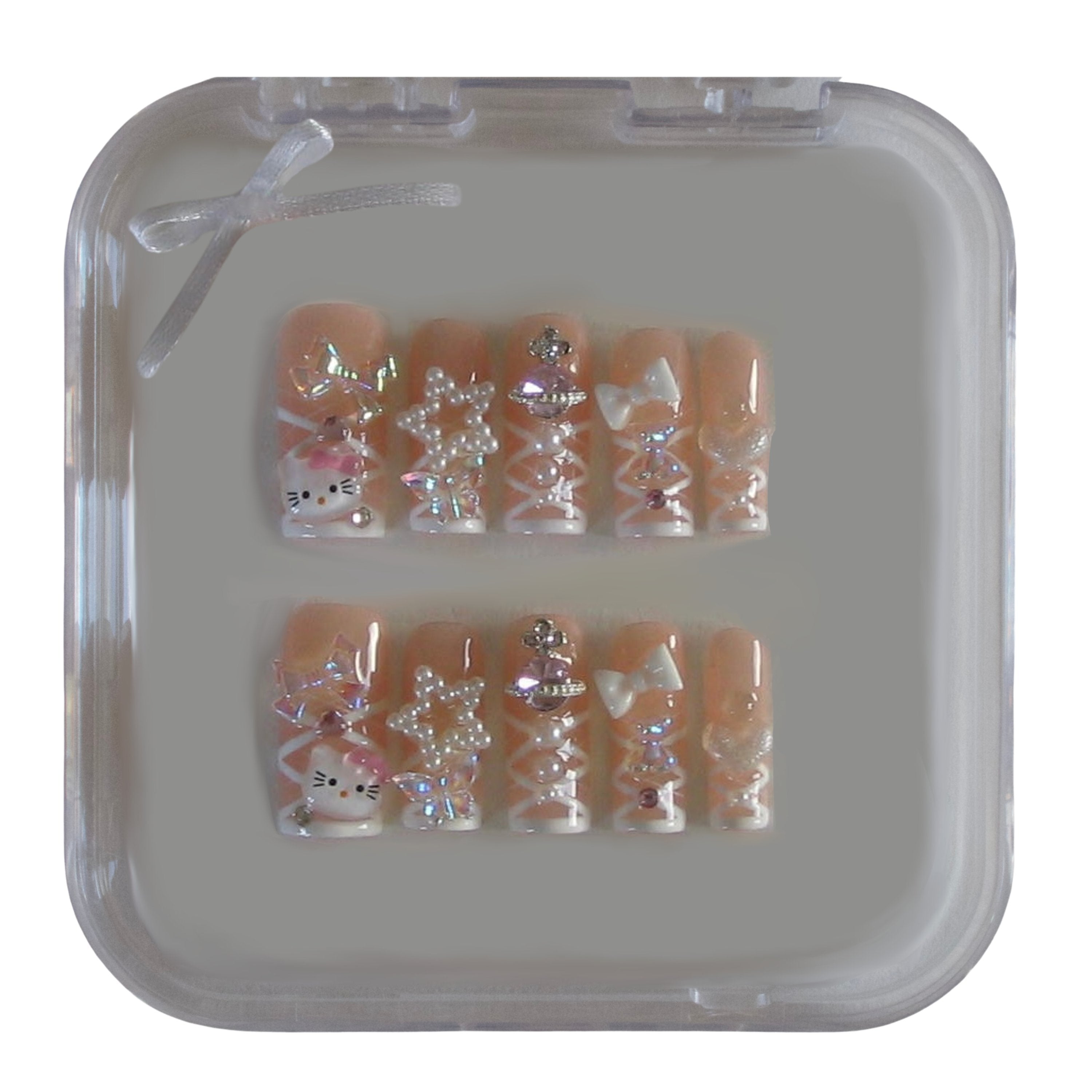 Exclusive Square Press-On Nails – YIJIU